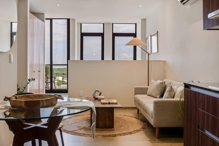 Lagoon & Sea Views - Designer Loft In Cancún - Cancún