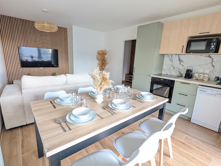 Proche Disneyland & Paris - Appartement Chaleureux - Lognes