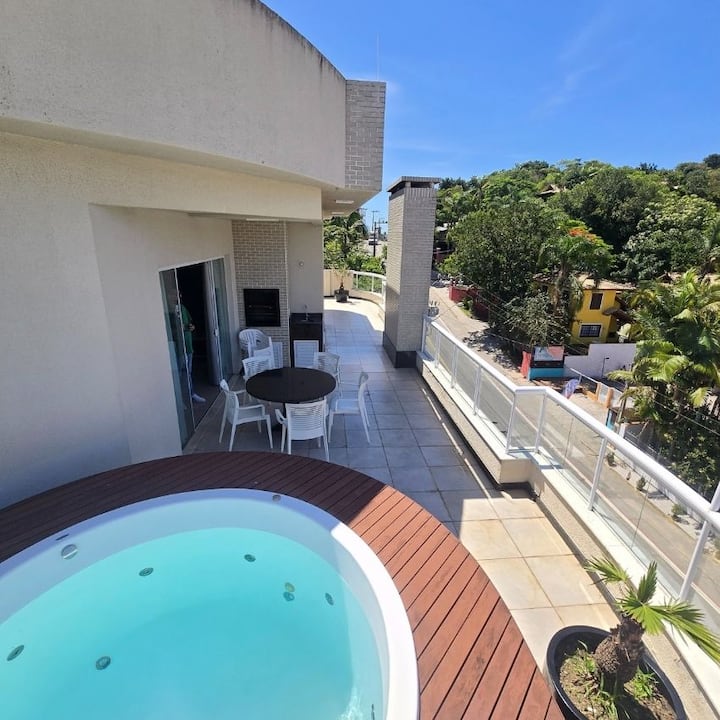 Cobertura Master Com Jacuzzi & Conforto - Bombinhas