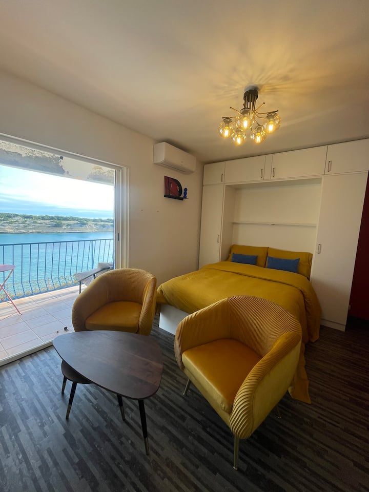 Super Studio Avec Vue Sur Mer - Sausset-les-Pins