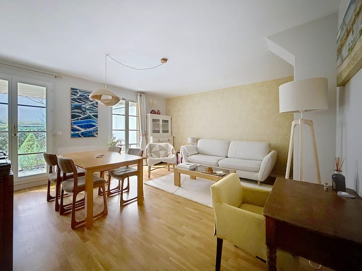 A 15'de Paris Appartement T2 Avec Jardin/parking - Colombes