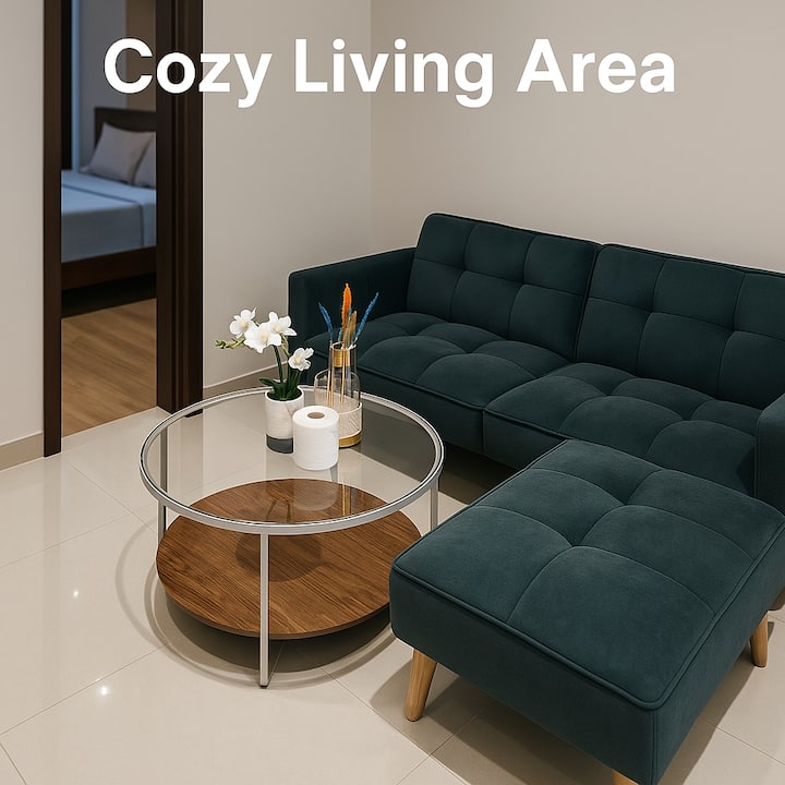 Modern 1br - Mckinley Hill Near Bgc - Fast Wifi - Taguig