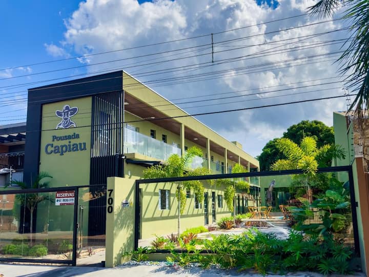 Pousada Capiau - Apartamento Duplo. - Bonito