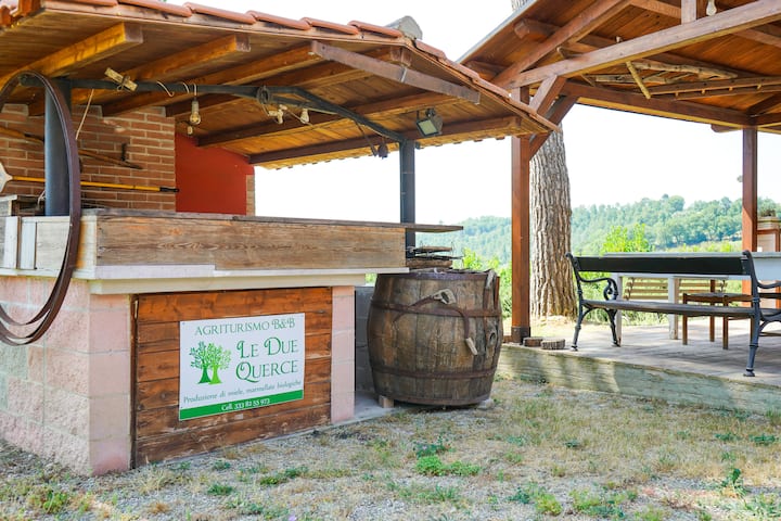 Spaziosa Camera In Agriturismo Bio - Perugia