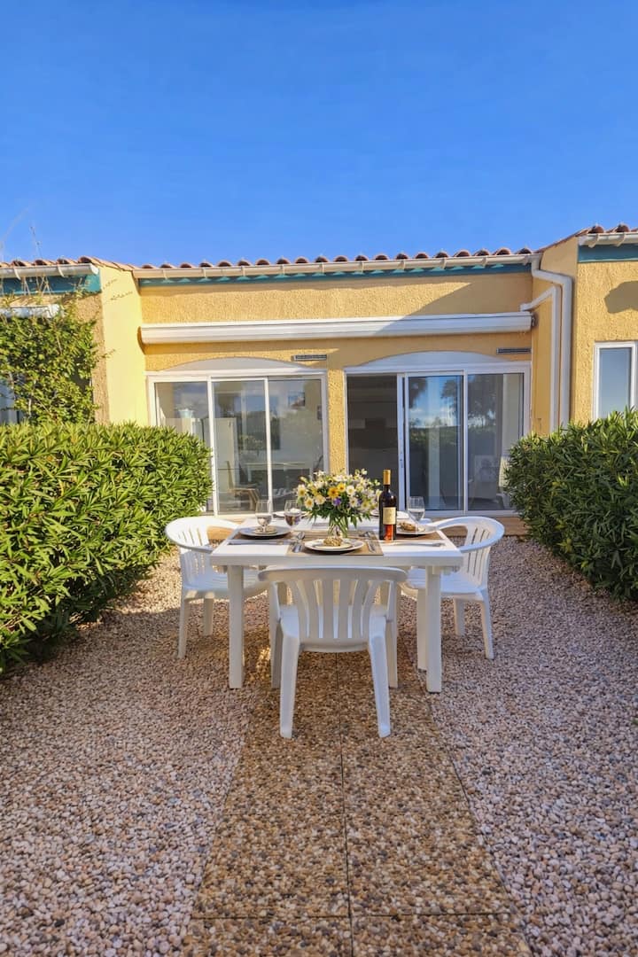 Le Soleil Bleu /Clim/jardin/ Classé 1 éToile - Le Barcarès