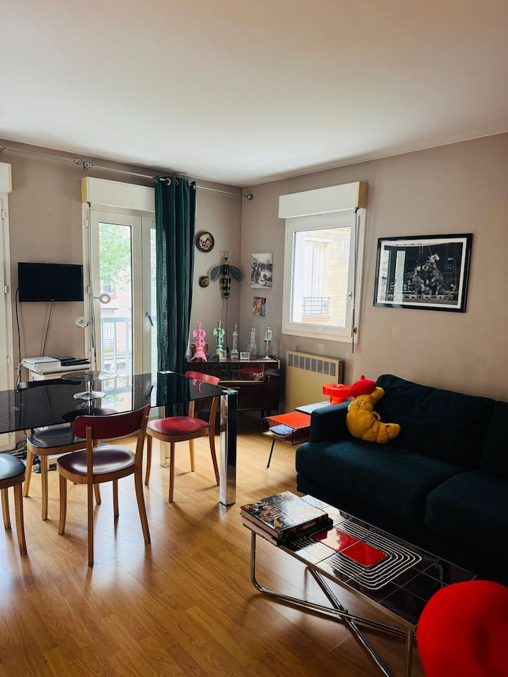 Paris Spacious Bright Apartment,
Alésia - Paris