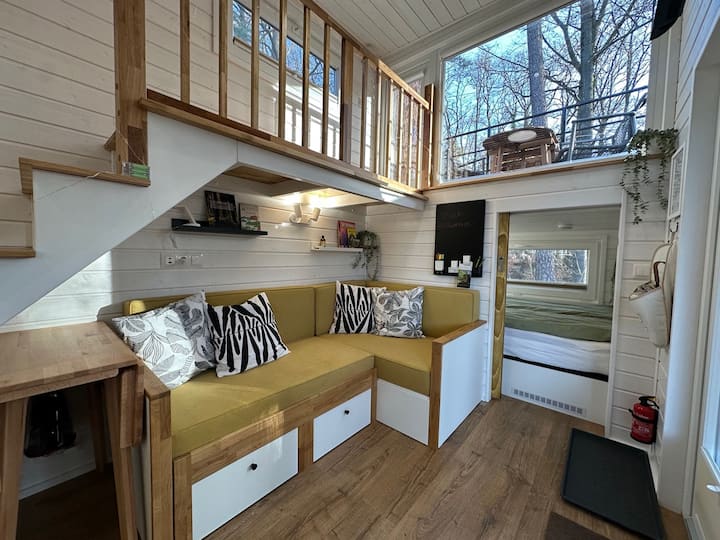 Tiny House Kiefer –Waldblick & Gemütlicher Komfort - Wald-Michelbach