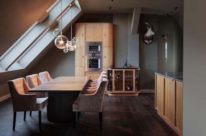 Exclusive Penthouse With Private Parking - 코펜하겐