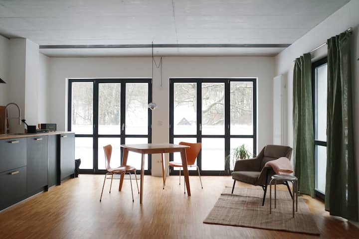 Design Studio Mit Dachterrasse Am Waldrand - Veitshöchheim