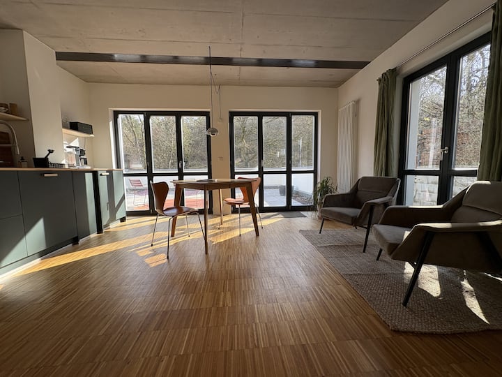 Design Studio Mit Dachterrasse Am Waldrand - Veitshöchheim