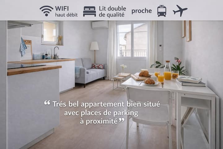 Appartement Cosy T2 Blagnac Centre - Blagnac