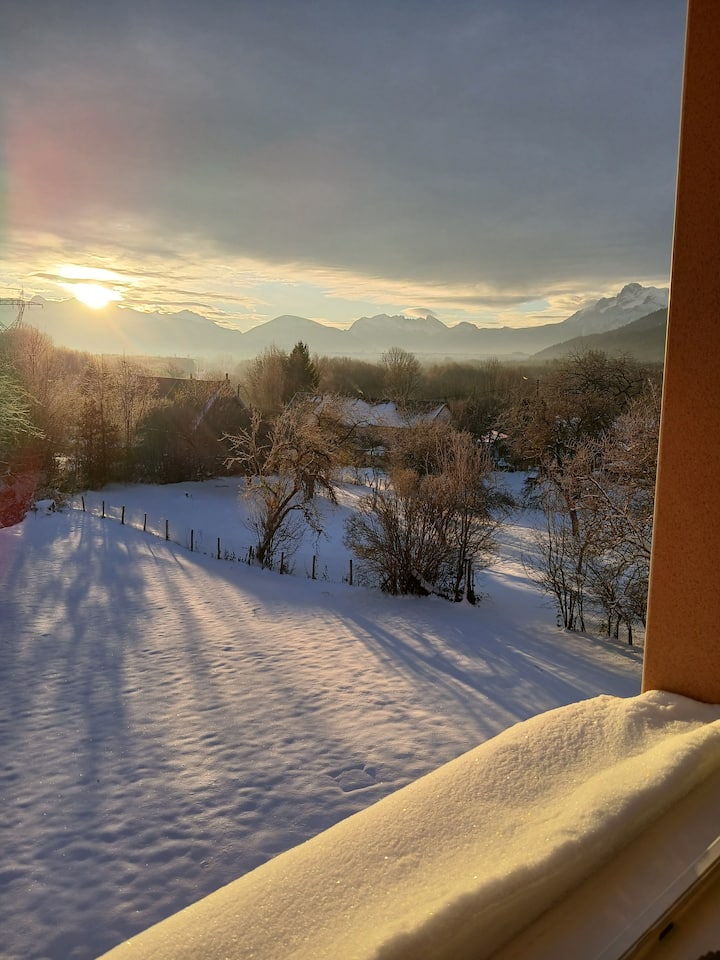 Maison Au Calme Avec Superbe Vue - Station de l'Alpe du Grand Serre