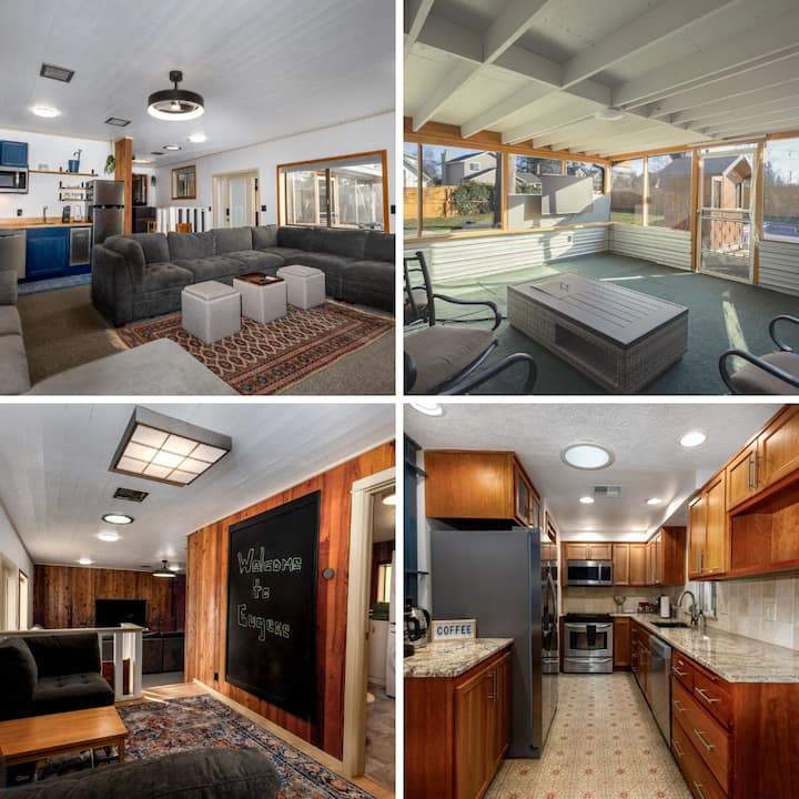 Full Kitchen+ Washer/dryer+ King Beds + Sauna - Eugene, OR