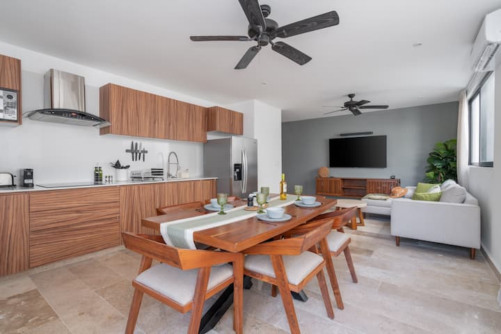 2 Bedroom Apartment • Private Jacuzzi • Cinema - Tulum