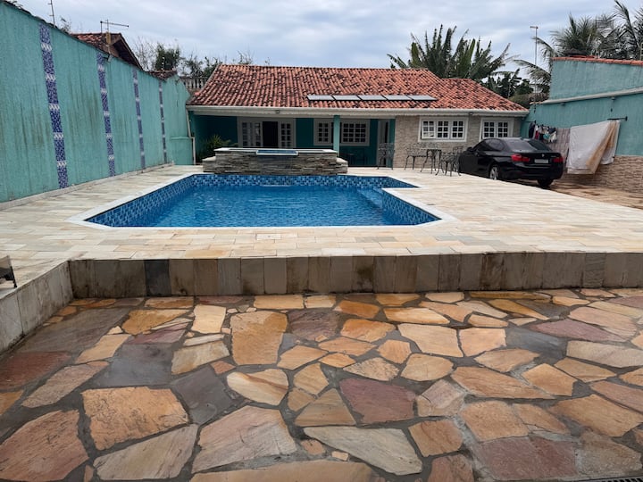 3 Suítes, Quarteirão Da Praia, Piscina - Caraguatatuba