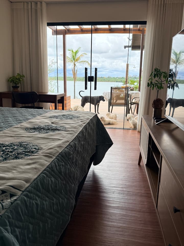 Suíte Beira-lago Com A Melhor Vista De Bsb - 브라질리아