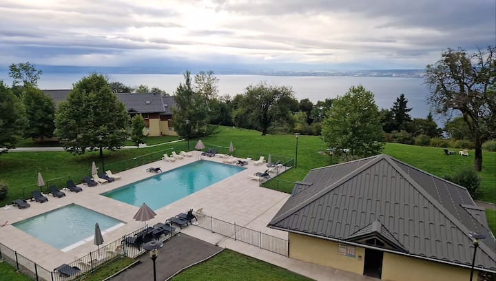 T2 Avec Vue éPoustouflante Sur Le Lac Léman - La Chapelle-d'Abondance