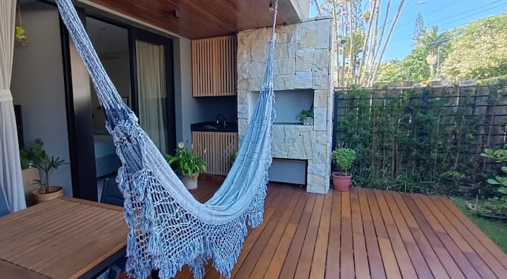 Garden_piscina_1 Dorm_1 Quadra Mar - Torres, Brasil