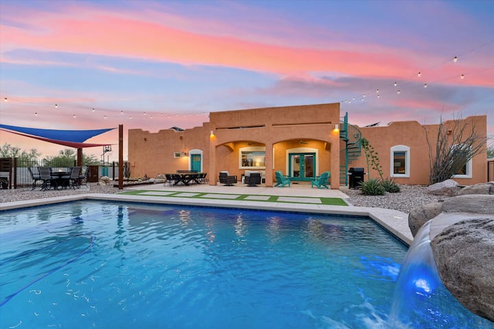 Rooftop Patio, Heated Pool, Mtn Views, Waterslide - Apache Junction, AZ