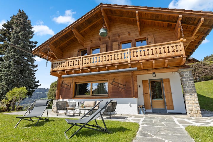 Magnifique Chalet Avec Jardin, Barbecue Et Parking - Villars-sur-Ollon