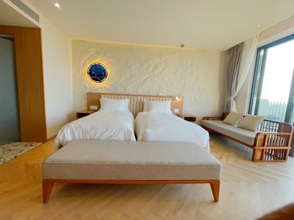 Mona Deluxe Partial Ocean Twins Cama Hoi An - Apartamentos en alquiler ...