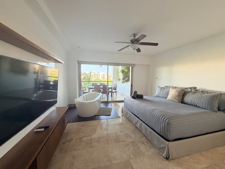 Espectacular Depto. En Punta Sam, Amplio Y Cómodo - Isla Mujeres