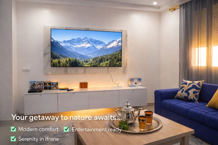 Cozy 2 Bedroom Apartment With Wifi And Smart Tv - Ifrane
