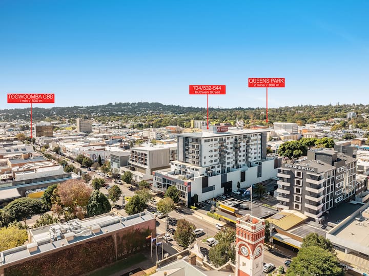 Stylish Cbd Escape – Walk To Cafés & Shops! - Toowoomba