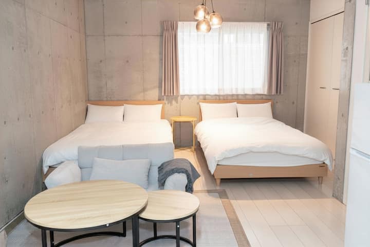1br For 6 | Daikokucho 3 Min | Namba/dotonbori/usj - Osaka