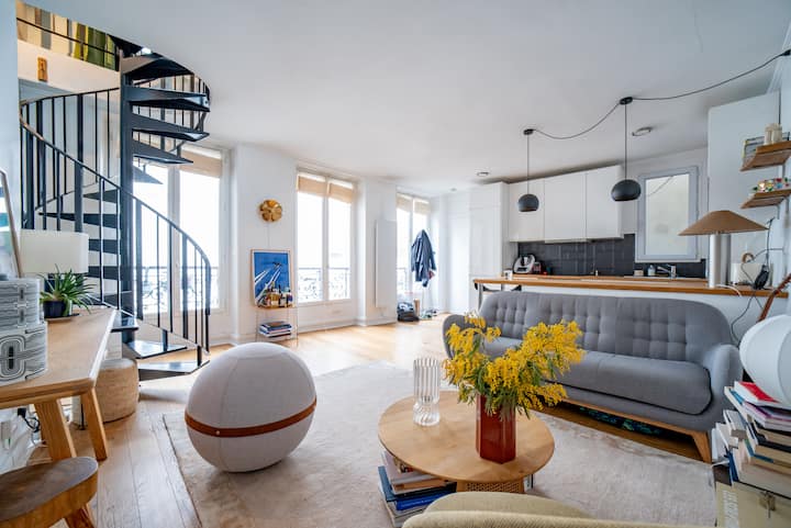Duplex Moderne Et Lumineux – Quartier Bastille - Paris
