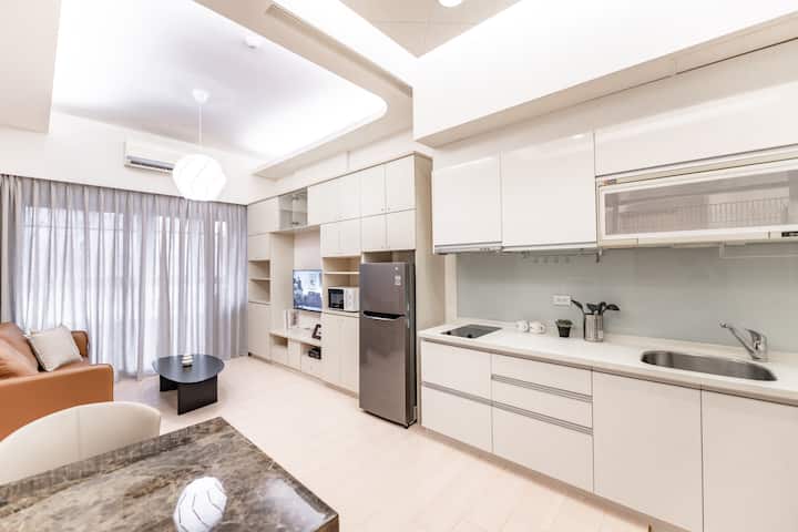 7 Mins To Mrt Zhongshan｜bathtub｜24hr Doorman｜zs33 - Taipeh