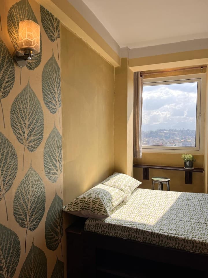 Warm Pink Rooftop Apartment With Boudha View - Kathmandu
