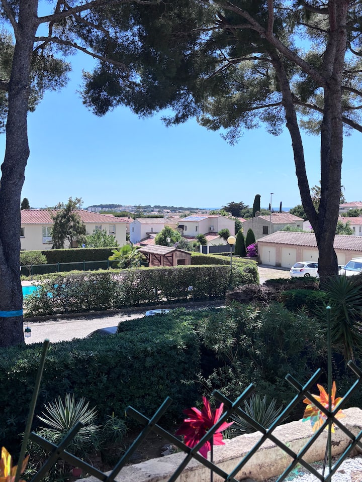 T4 Familial Piscine (Juin à Sept) Plage Clim Wifi - Six-Fours-les-Plages