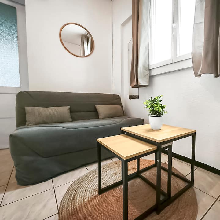 Charmant T2 Rénové, Plage, Clim & Parking - Canet-en-Roussillon