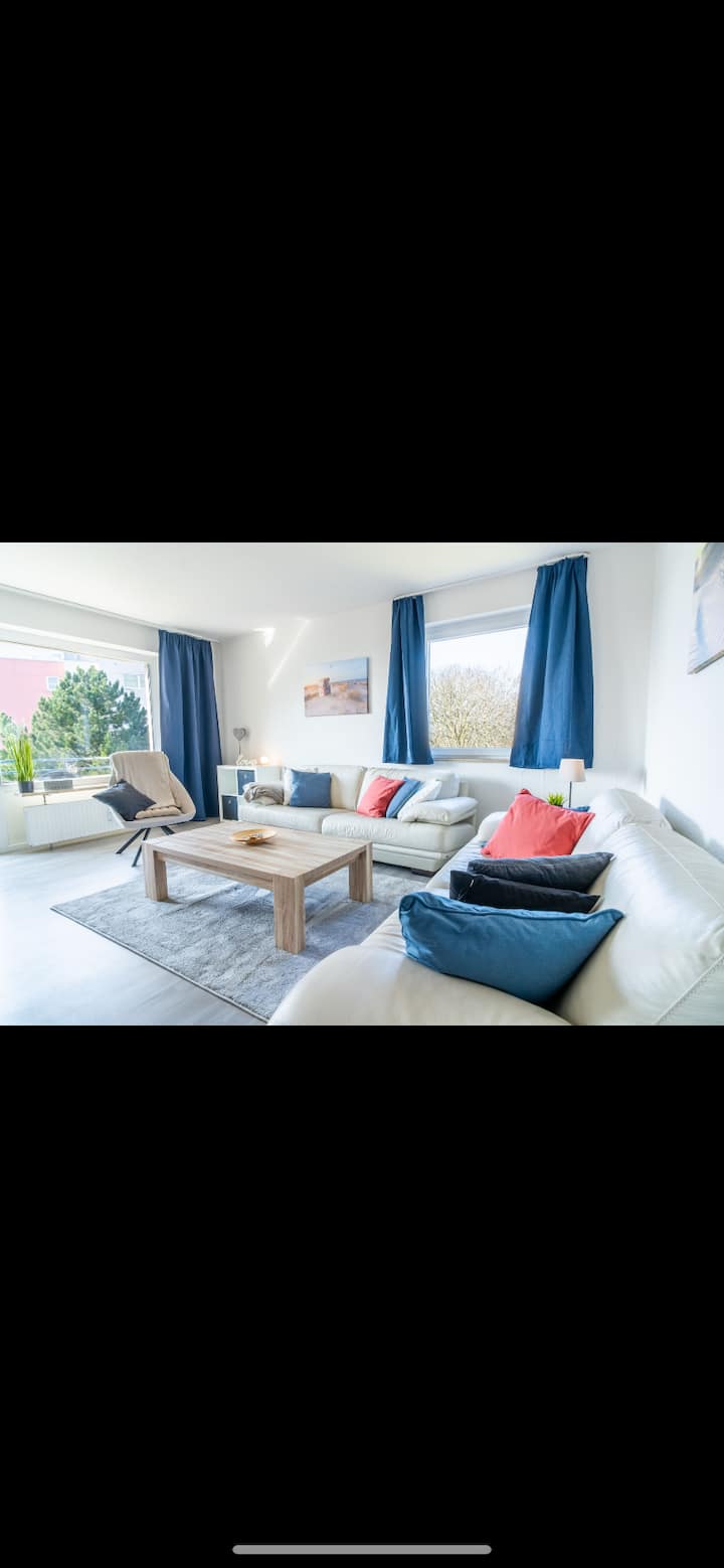 Grosszügige, Gemütliche Wohnung Für Bis Zu 6 Pers. - 플렌스부르크