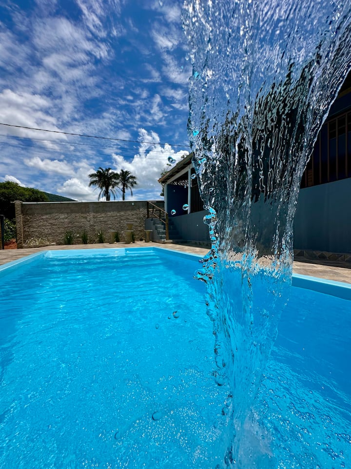 Chácara Com Piscina E Vista Para As Montanhas - Socorro