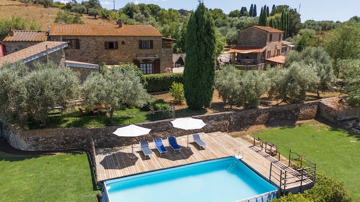 Portion Of Farmhouse With Pool Vacavilla Exclusive - Magliano in Toscana