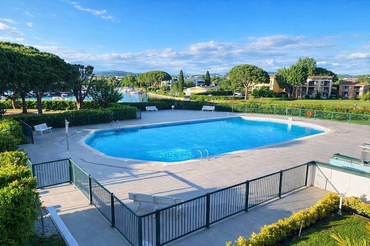 Studio Dans Résidence Sécurisée Avec Piscines - Mandelieu-la-Napoule