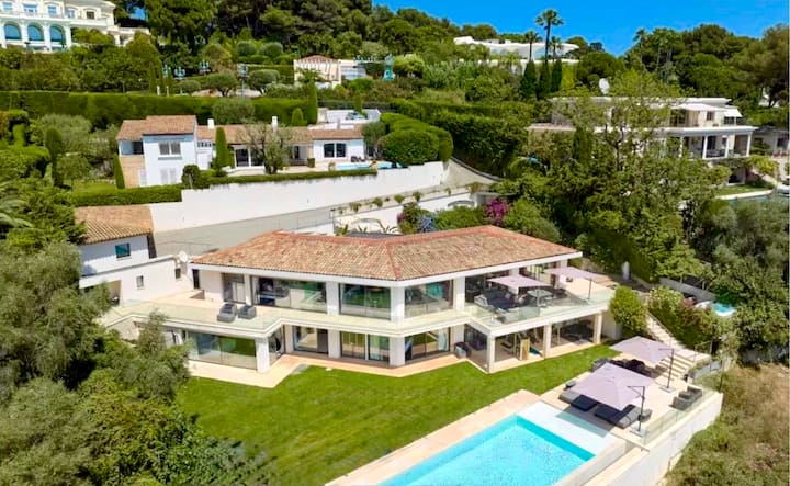 Villa De Luxe - Vue Mer Panoramique à Cannes - Le Cannet