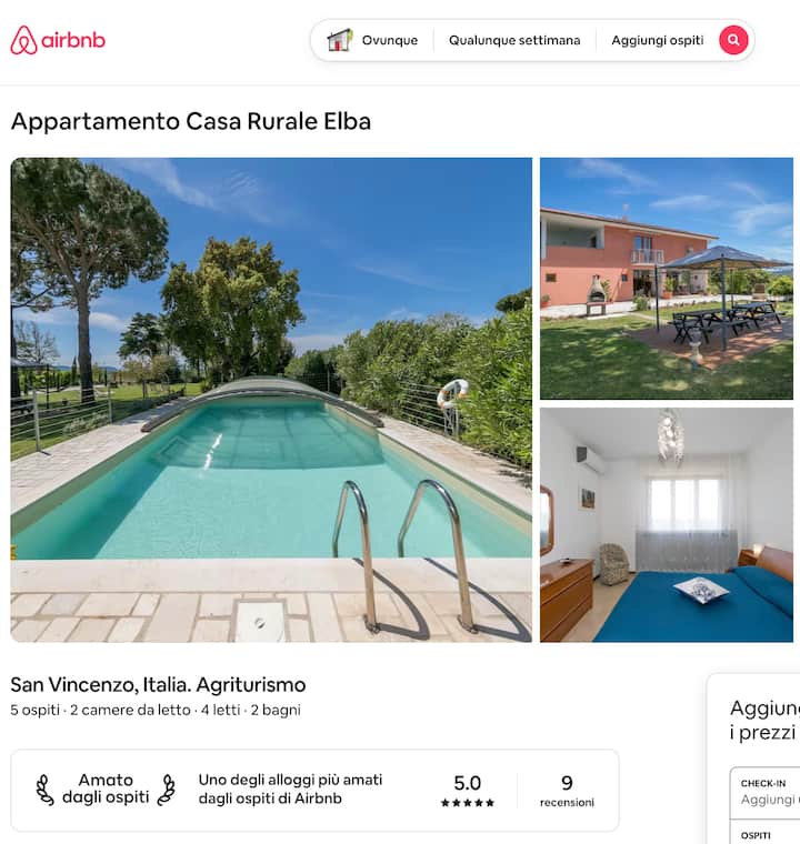 Casa Rurale Appartamento Elba - San Vincenzo