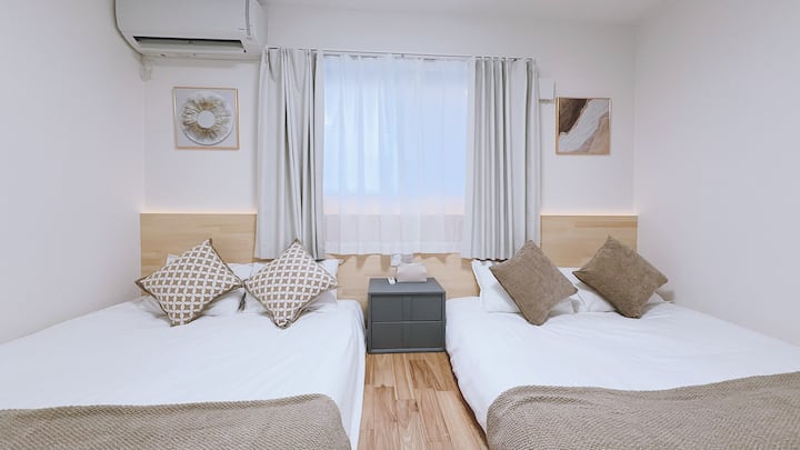 5 Min- Namba｜kix｜japanese Style｜3b 2r 6ppl｜45㎡ ｜B - Osaka