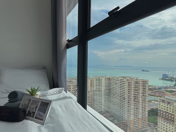 3bedroom Sea View & 7pax, Georgetown Penang (32) - George Town