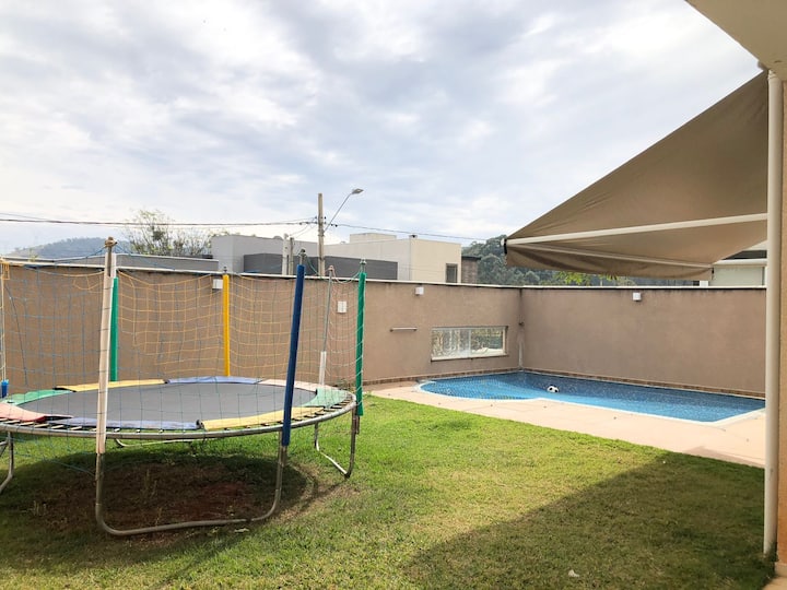 Casa Piscina Condomínio Fechado Interior De Sp - Atibaia