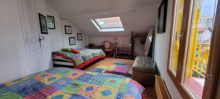 Idéale Amis Ou Stagiaires
Chambre 2 Lits Double - Nanterre