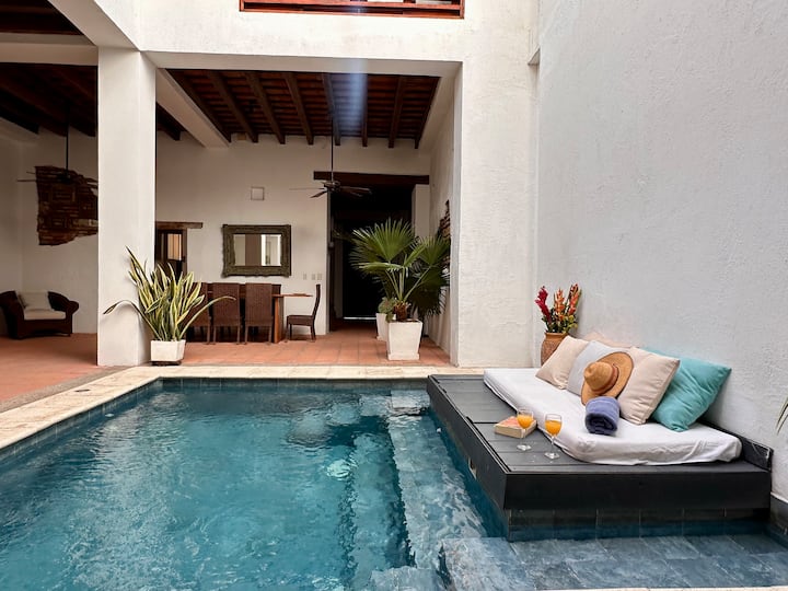 Hab. En Casa Colonial | Piscina+desayuno | Centro - Taganga