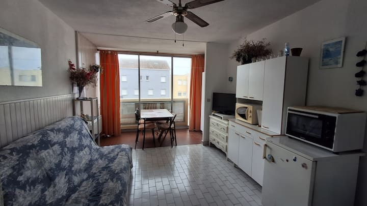 Studio Cabine 4 Personnes Parking Vue Cour - Palavas-les-Flots