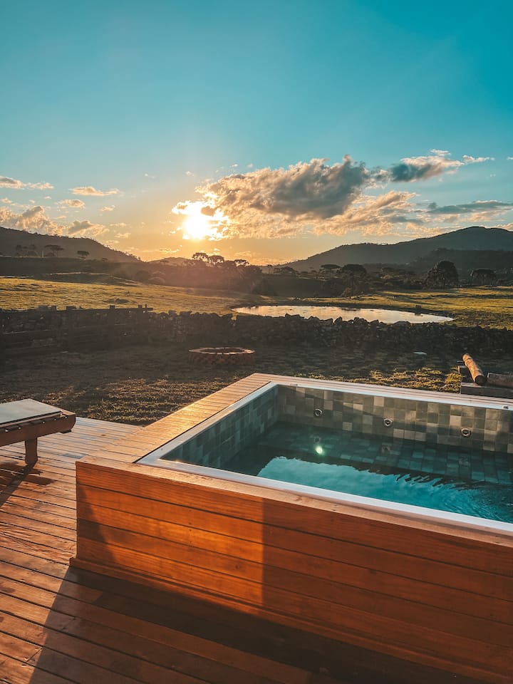 Cabana Em Urubici Com Piscina Aquecida E Cachoeira - Urubici