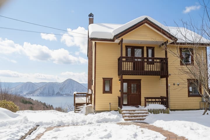 20 Min To Rusutsu /Lake View/11ppl/4bdr/wood Stove - Date