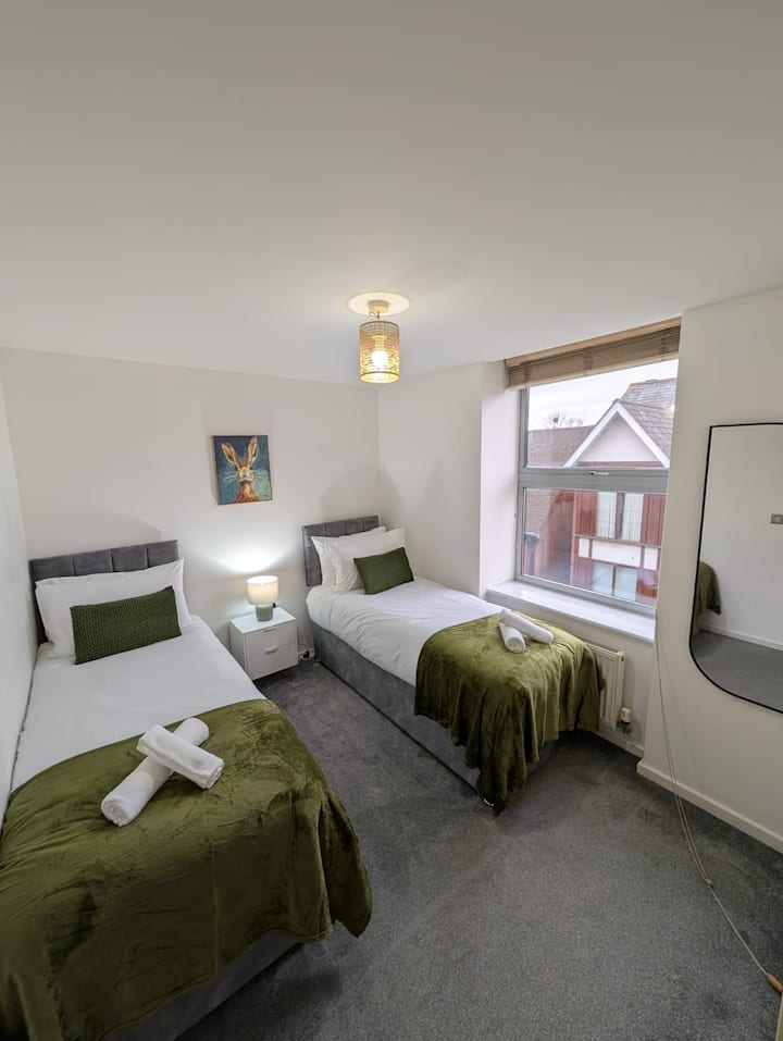 City Centre Flat Sleeps 4 With Secured Parking - Chelmsford