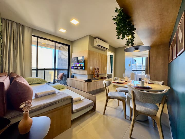 Luxo E Comodidade A 50m Da Praia De Ponta Verde - Maceió